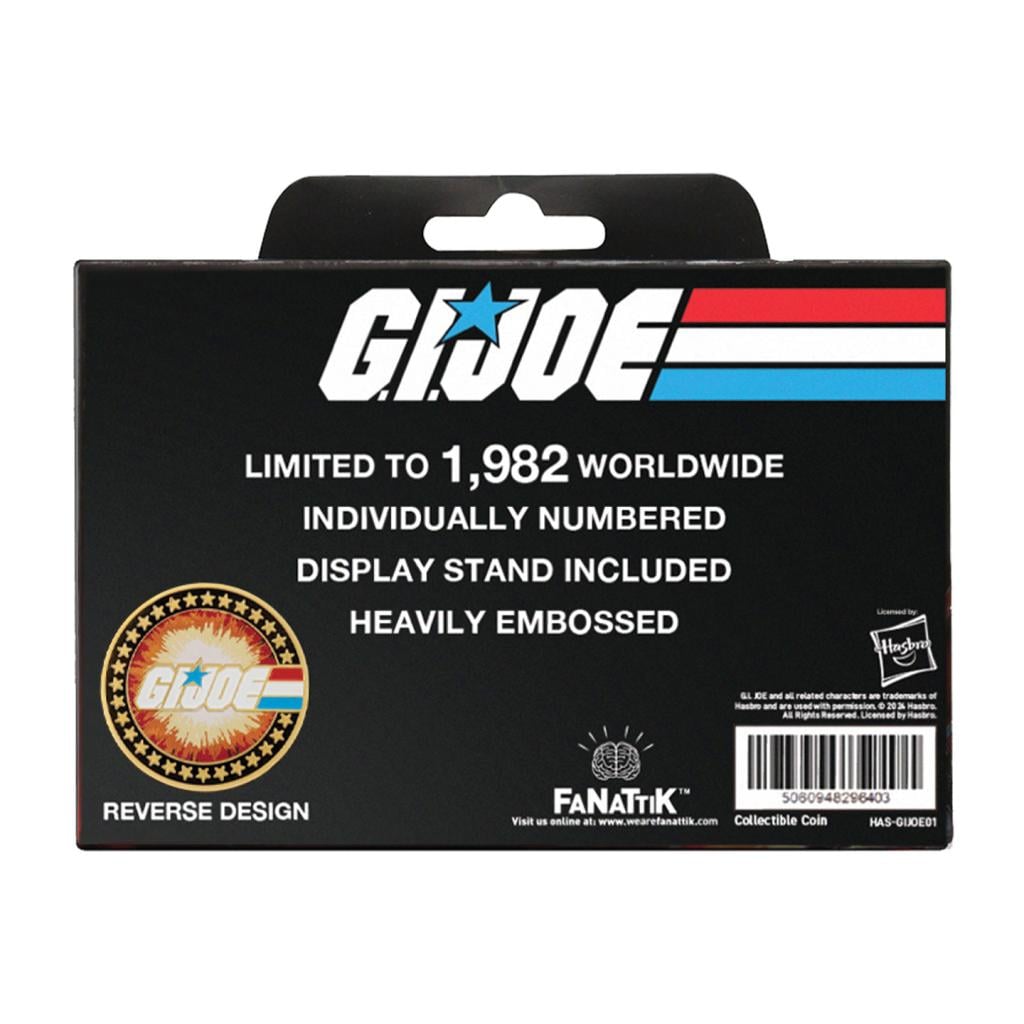 G.I. JOE - 60th Anniversary - 24k Plated Gold lLimited Edition Coin ...