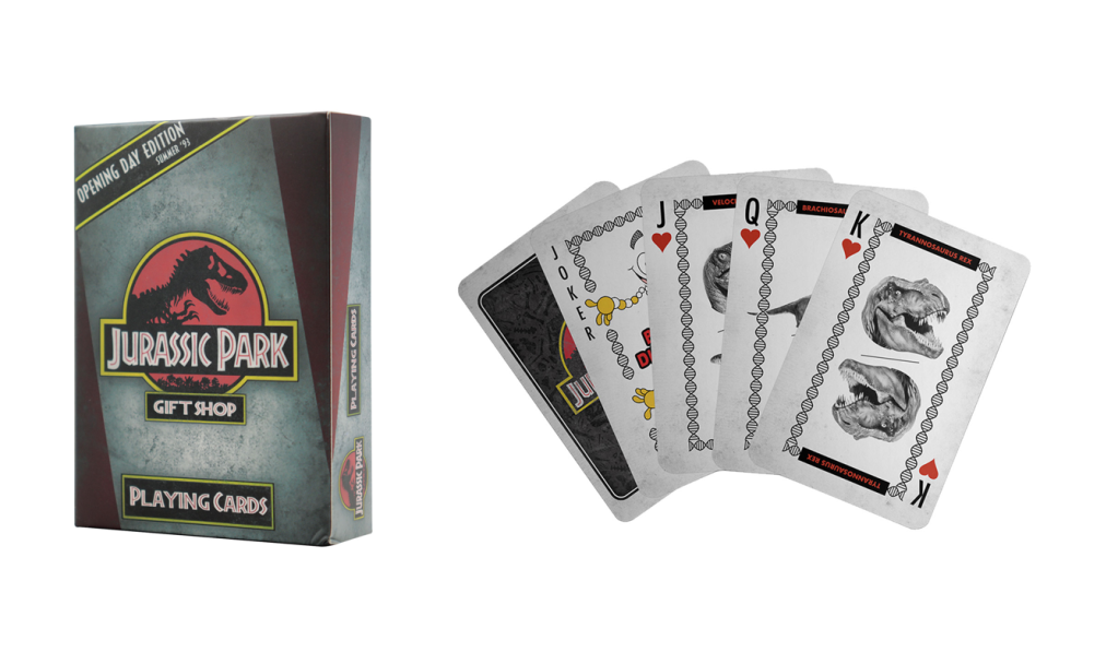 JURASSIC PARK - Playing Cards (52 cards + 2 jokers) : ShopForGeek.com ...