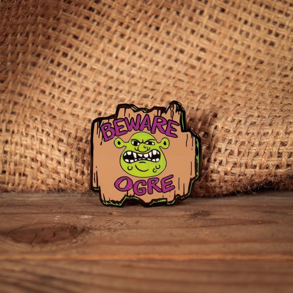 SHREK - Beware Ogre - Limited Edition Pin's : ShopForGeek.com: Pin's ...