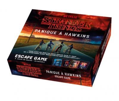 STRANGER THINGS - Coffret Escape Game - Panique à Hawkins : ShopForGeek.com: Jeu de société ...