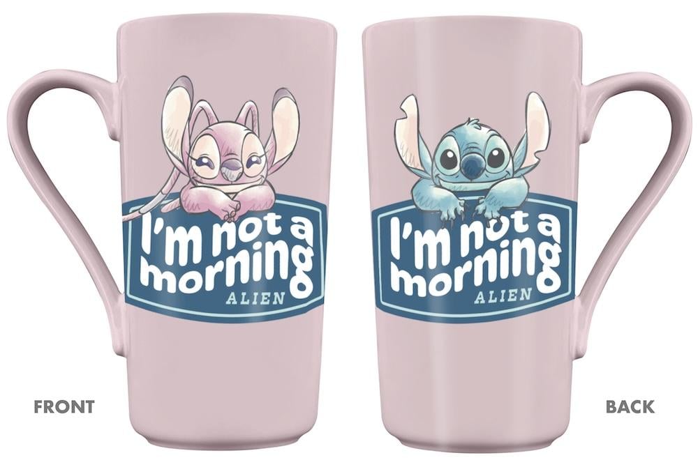 STITCH & ANGEL - I'm not a Morning Alien - Latte Mug 16,5oz ...