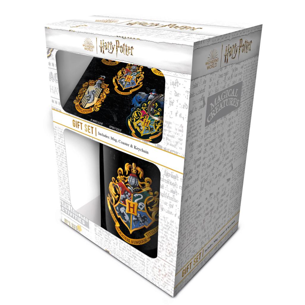HARRY POTTER - Hogwarts Crest - Gift Set : ShopForGeek.com ...