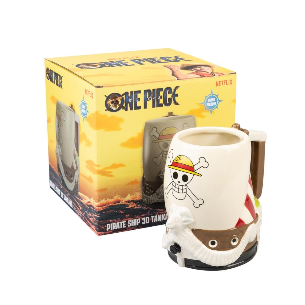ONE PIECE NETFLIX - Going Merry - 3D Tankard 750ml : ShopForGeek.com ...