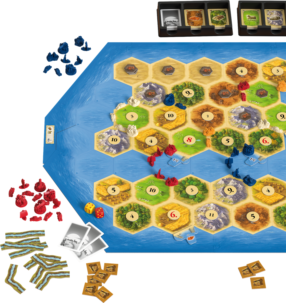 CATAN - Extension Trésors, dragons & explorateurs (FR) : ShopForGeek ...