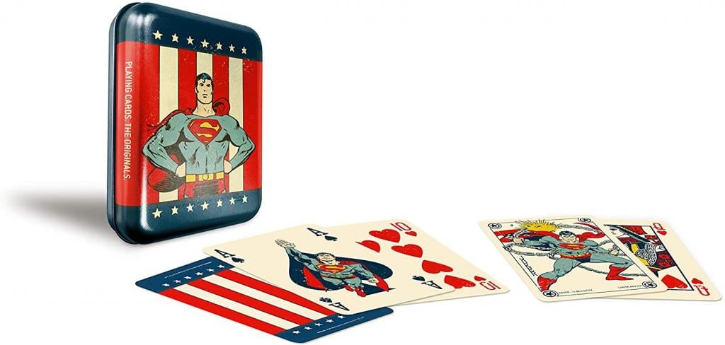DC COMICS - Superman - Playing Card Game Tin Box : ShopForGeek.com ...