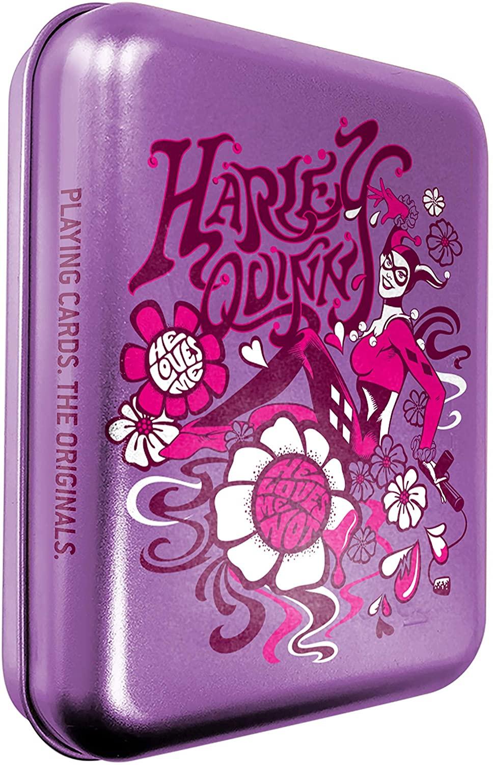 DC COMICS - Harley Quinn - Playing Card Game Tin Box : ShopForGeek.com ...