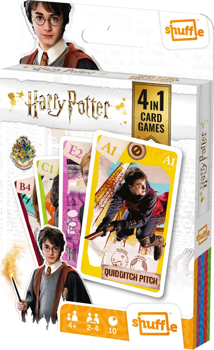 HARRY POTTER - 4 in 1 Card Games : ShopForGeek.com: Card game ...