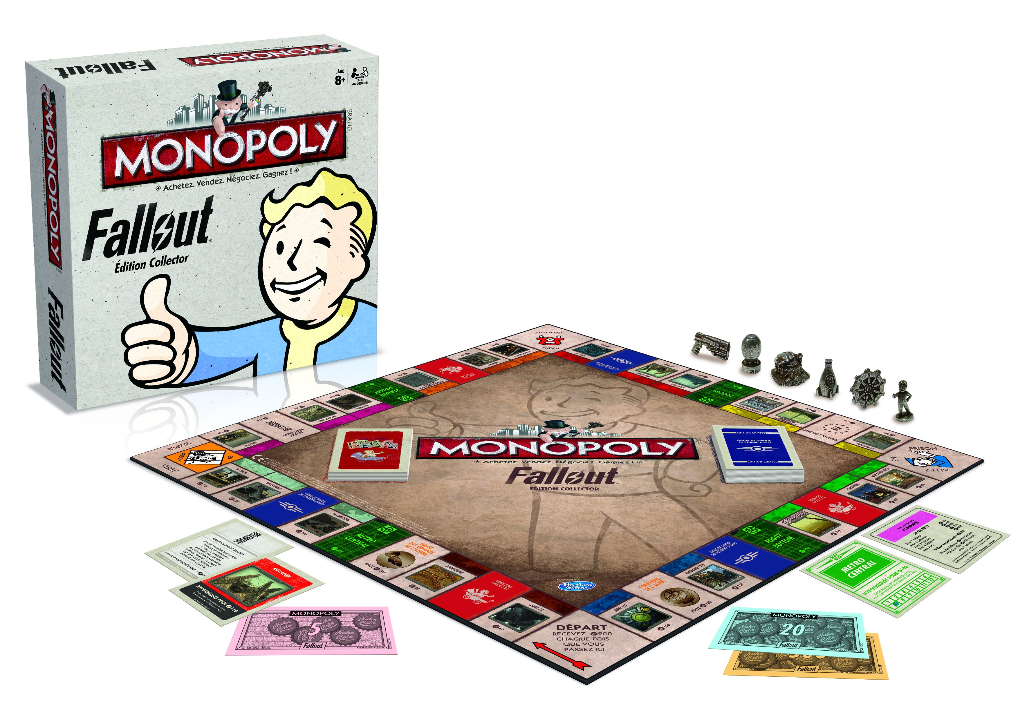 MONOPOLY - Fallout (FR) : ShopForGeek.com: Board game Fallout