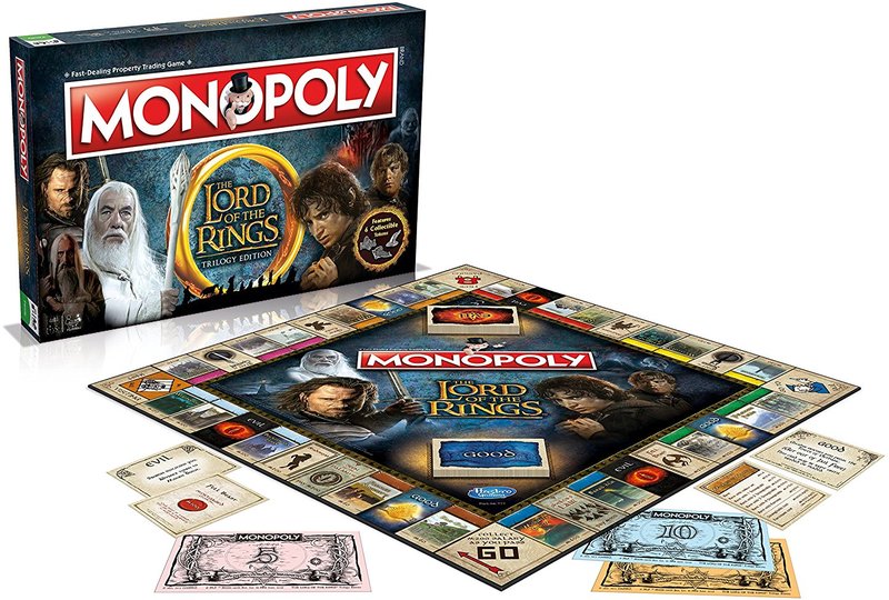 MONOPOLY - Lord to the Rings (UK) : ShopForGeek.com: Board game Lord of ...