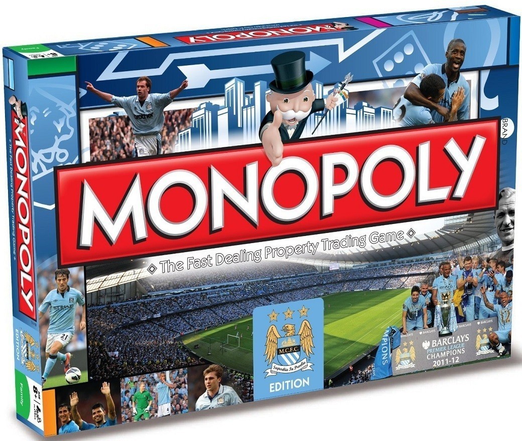 MONOPOLY - Manchester City F.C. (UK Only) : ShopForGeek.com: Board game ...