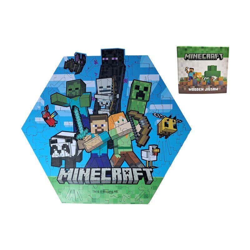 MINECRAFT - Shaped Jigsaw Puzzle 130pc : ShopForGeek.com: Puzzle ...