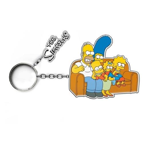THE SIMPSONS - Familly - Keychain 12cm : ShopForGeek.com: Keyring Grupo ...