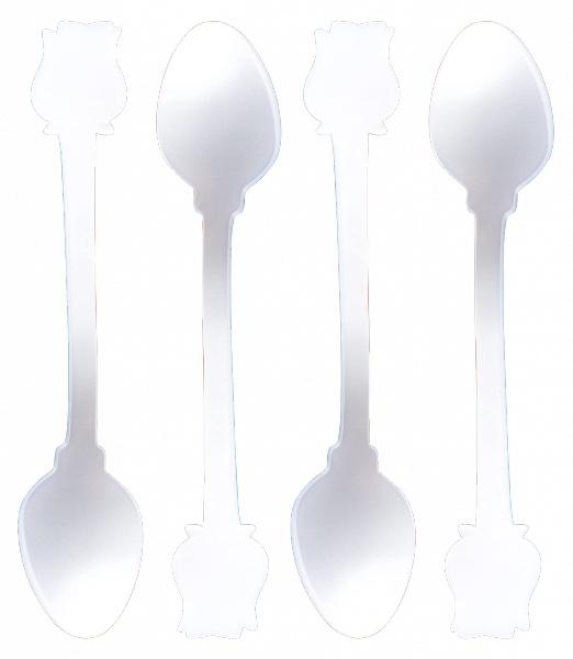 DISNEY - BEAUTY & THE BEAST - Set of 4 Tea Spoons 15cm - Ivoire ...