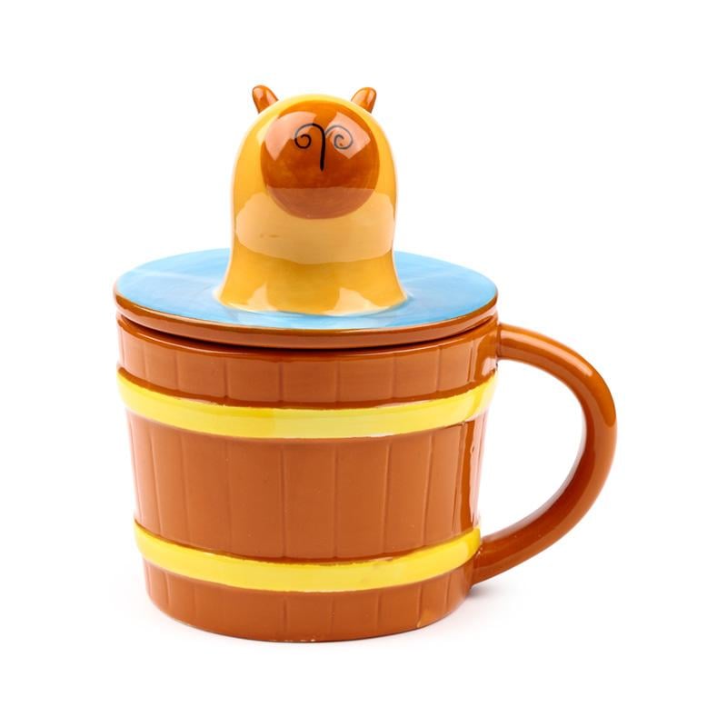 KAWAII - Duke le Capybara - Mug + Couvercle 3D 350ml : ShopForGeek.com ...