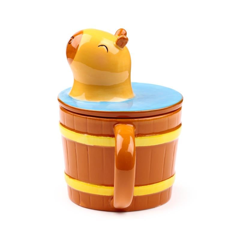KAWAII - Duke le Capybara - Mug + Couvercle 3D 350ml : ShopForGeek.com ...