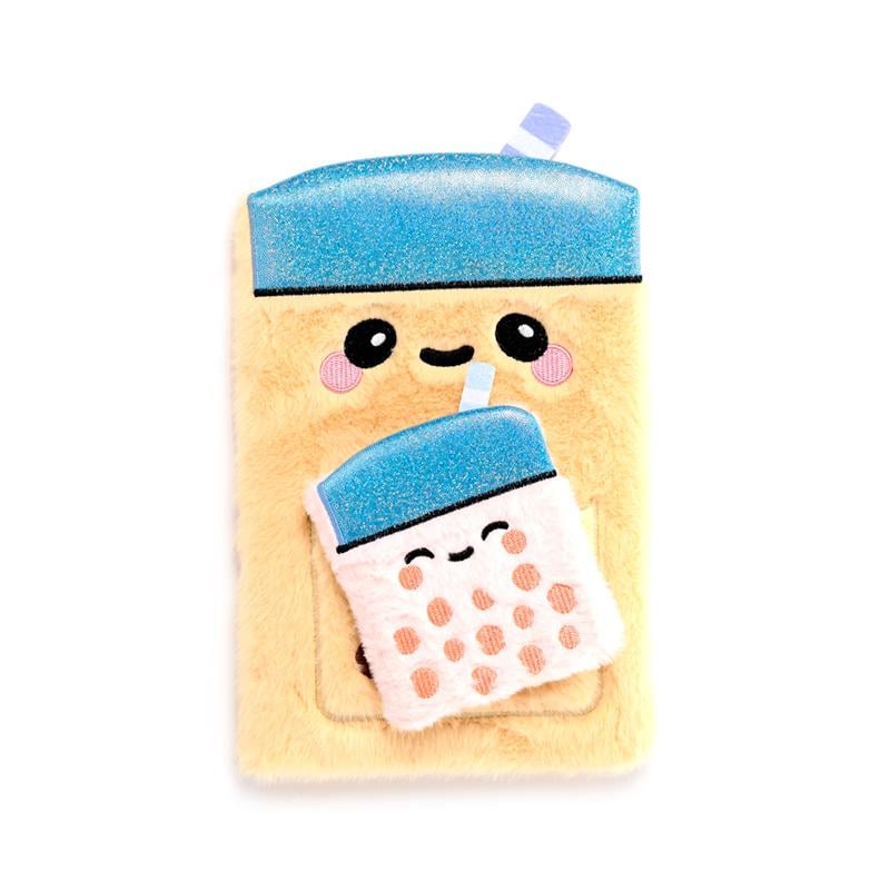 KAWAII - Boba the Bubble Tea - Premium Fluffy Notebook + 1 Mini ...
