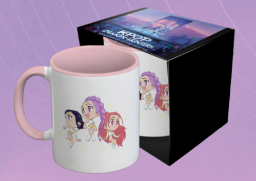 BEMS | K-POP DEMON HUNTERS - Huntrix Chibi - Mug interieur Coloré 325ml