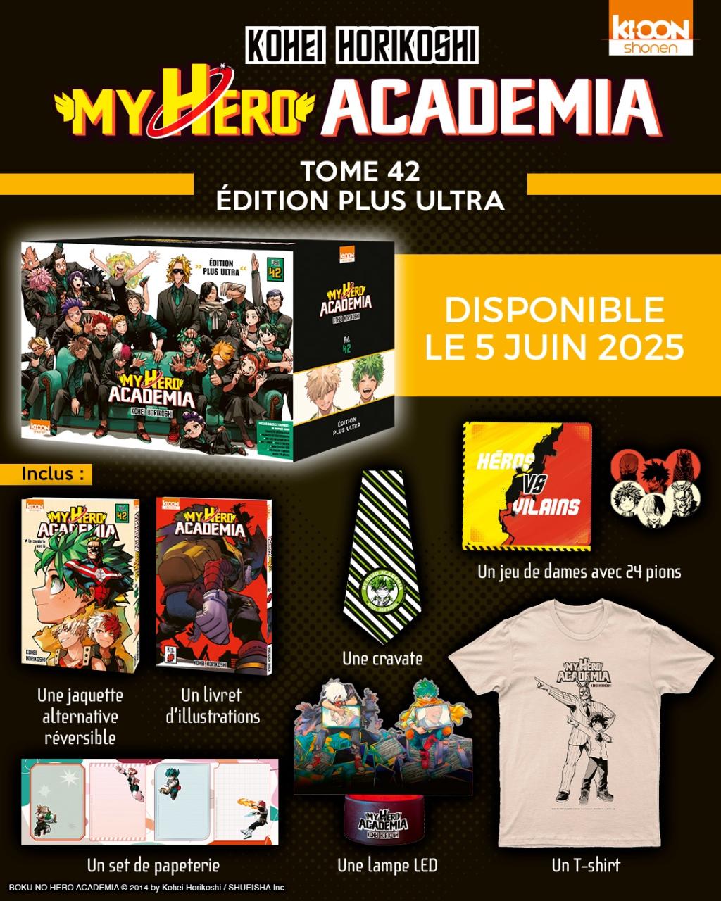 MY HERO ACADEMIA - Tome 42 - PLUS ULTRA COLLECTOR : ShopForGeek.com ...