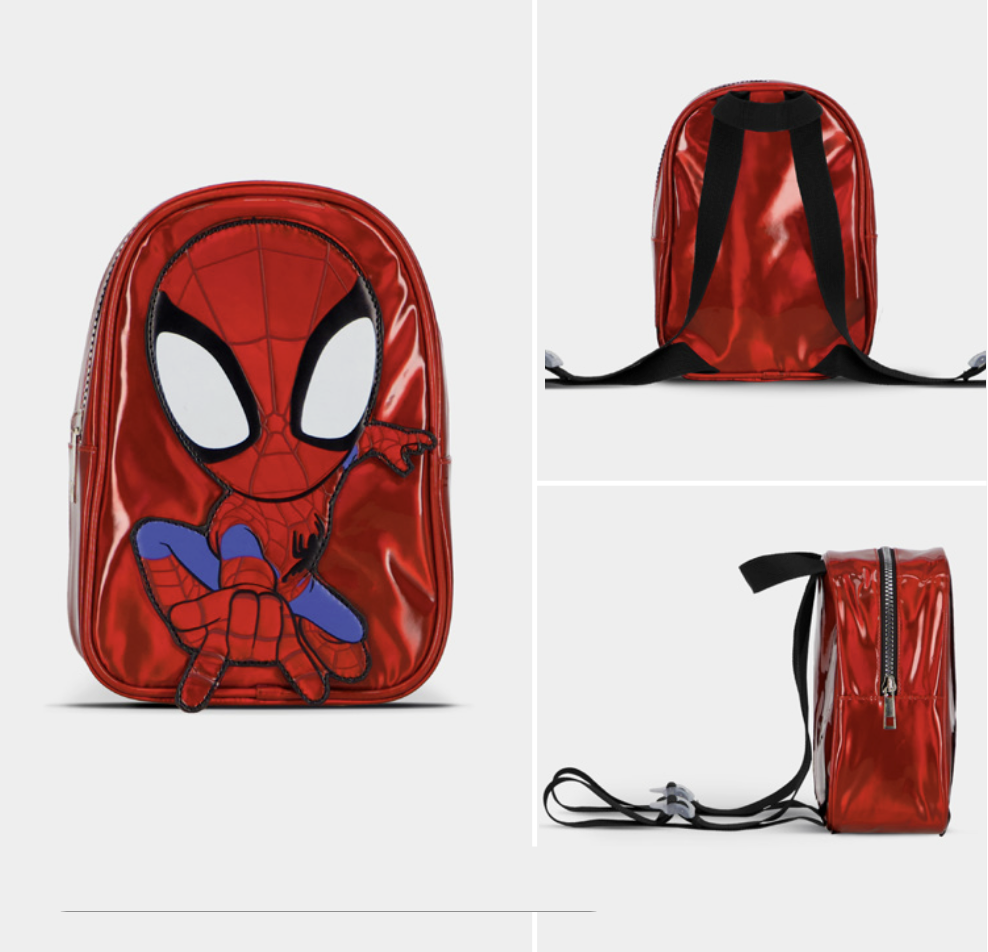 SPIDER-MAN - Mini Backpack 'Shiny' - 23x 16,5x 9,5cm : ShopForGeek.com ...
