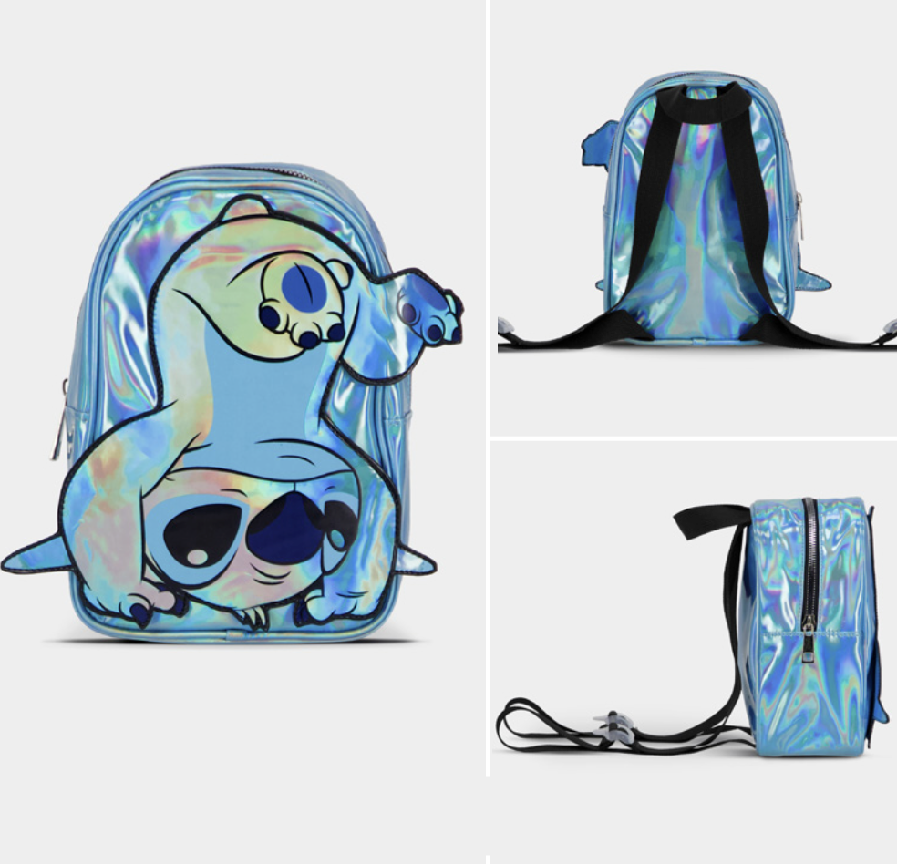 STITCH - Mini Backpack 'Shiny' - 23x 16,5x 9,5cm : ShopForGeek.com: Bag ...