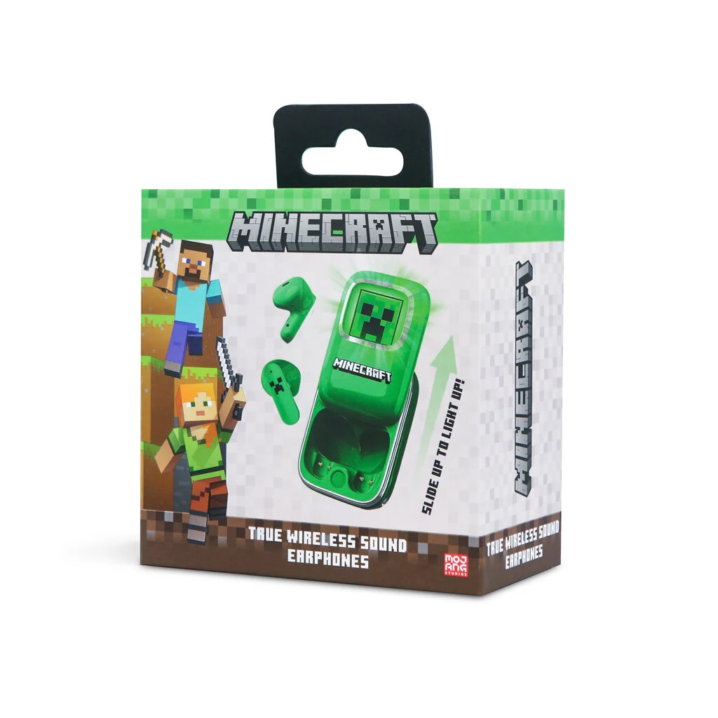 MINECRAFT - Slide Case Light Up - Earpods Audio TWS : ShopForGeek.com ...