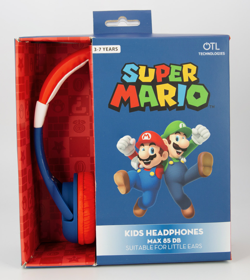 NINTENDO - HeadPhones OTL 3-7 Junior 85db - Super Mario : ShopForGeek ...