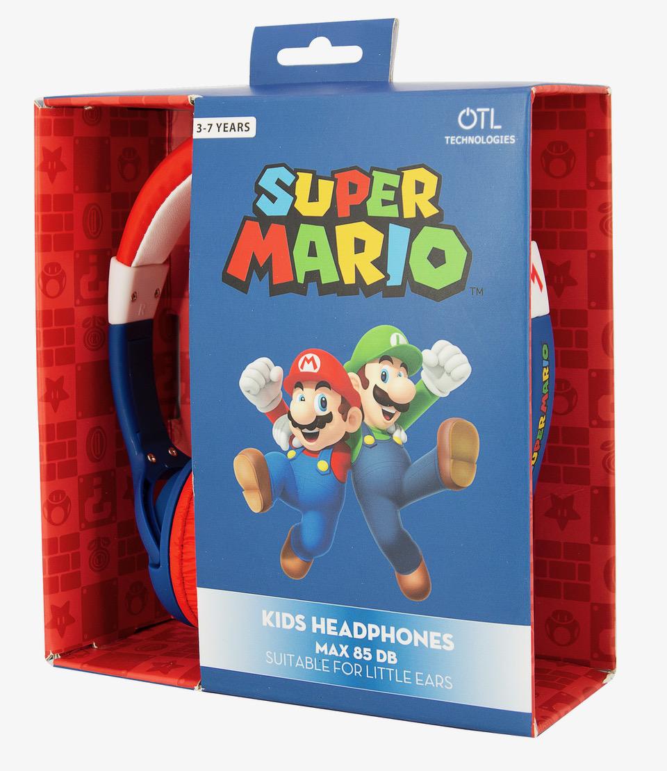NINTENDO - HeadPhones OTL 3-7 Junior 85db - Super Mario : ShopForGeek ...