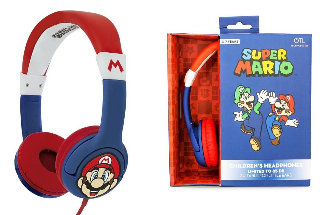 NINTENDO - Casque Audio OTL 3-7 Junior 85db - Super Mario : ShopForGeek ...