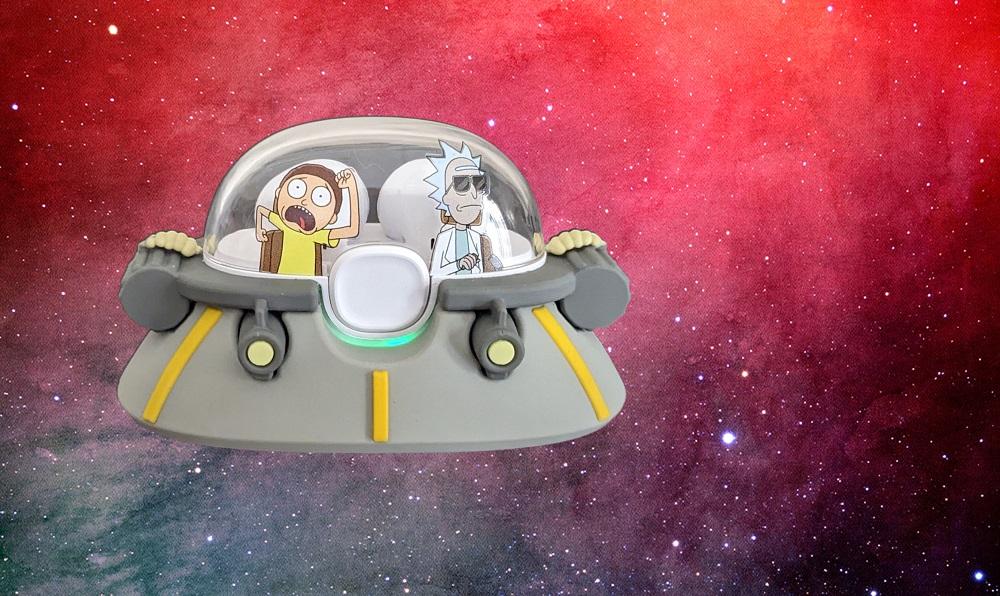 RICK & MORTY - Light Up - Earpods Audio True Wireless Sound -Spaceship ...