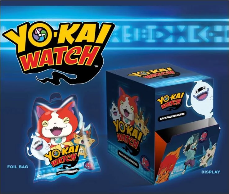 YO-KAI WATCH - Hangers Display 24 Pcs : ShopForGeek.com: Keyring Yo-Kai Watch