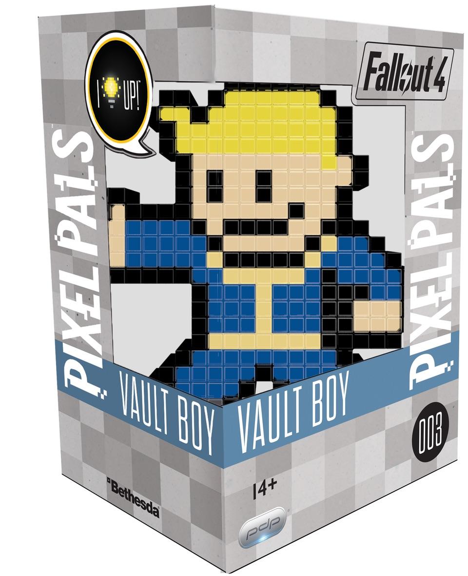 PIXEL PALS Light Up Collectible Figures - Fallout 4 - Vault Boy - W2 ...