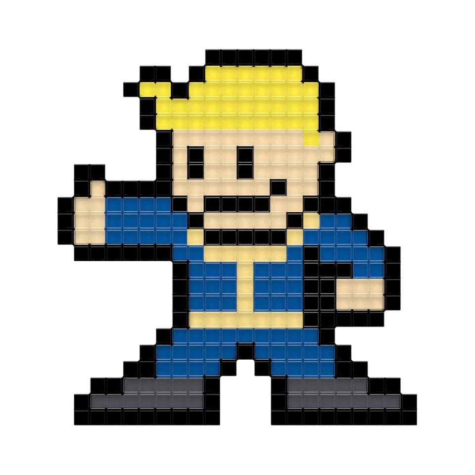 PIXEL PALS Light Up Collectible Figures - Fallout 4 - Vault Boy - W2 ...