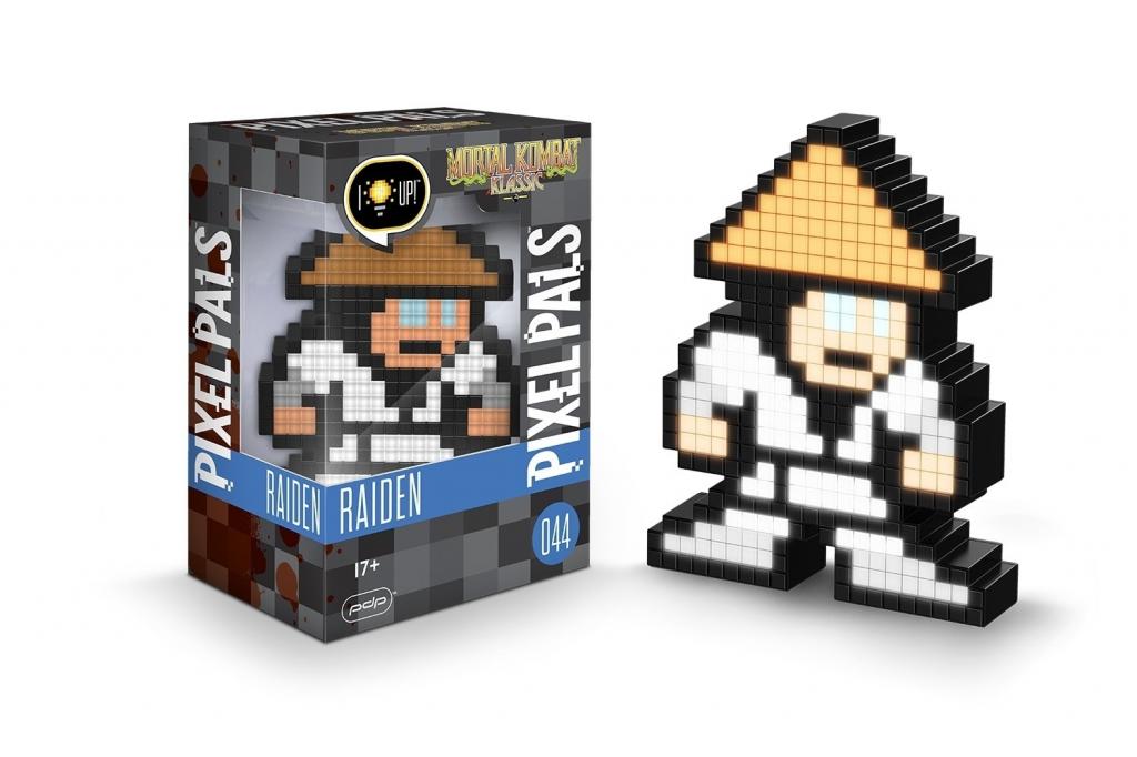 PIXEL PALS Light Up Collectible Figures - Mortal Kombat - Raiden ...