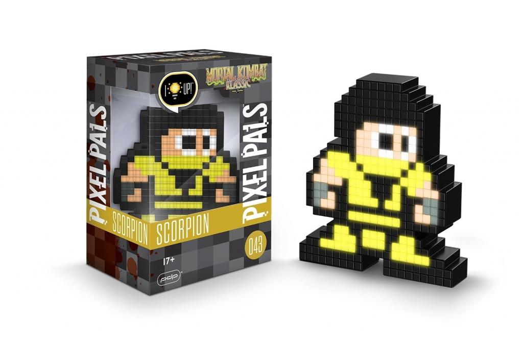 PIXEL PALS Light Up Collectible Figures - Mortal Kombat - Scorpion ...