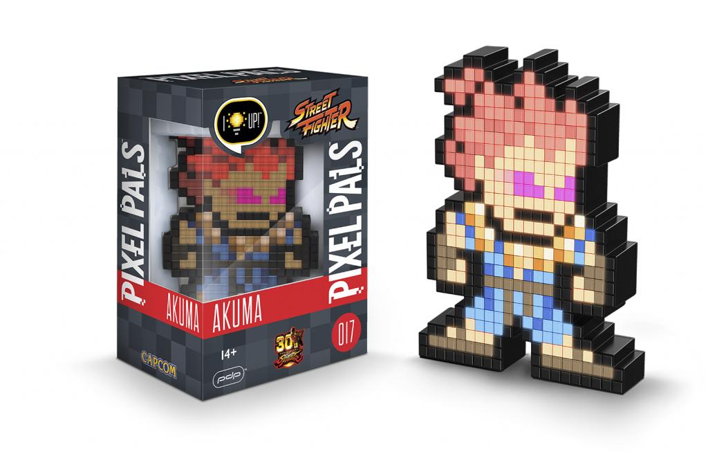 PIXEL PALS Light Up Collectible Figures - Street Fighter - Akuma ...