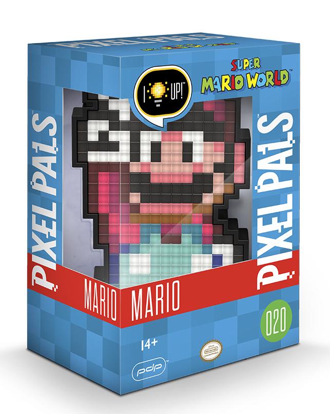 PIXEL PALS Light Up Collectible Figures - 16-Bit Mario : ShopForGeek ...