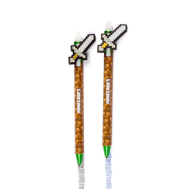 MINECRAFT - Tools - Set of 8 Head Topper Erasable Gel Pen : ShopForGeek ...