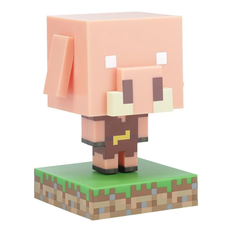 MINECRAFT - Pig - Icon Lamp 4,3inch : ShopForGeek.com: Lámpara Paladone ...