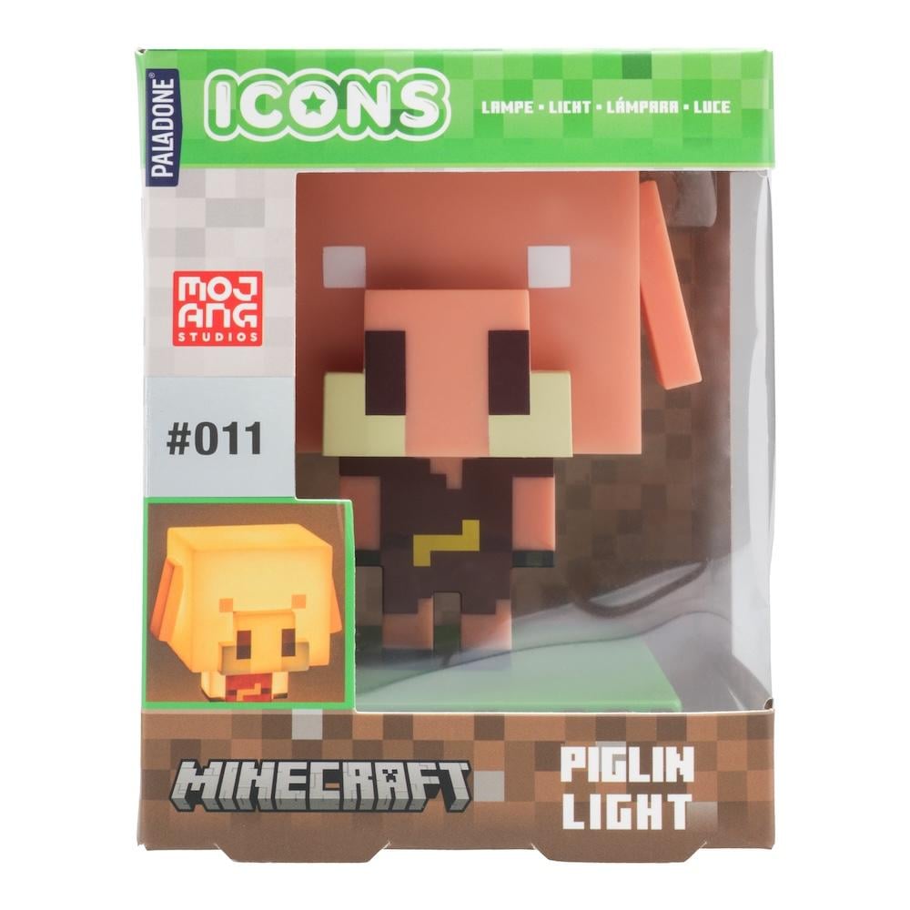 MINECRAFT - Pig - Icon Lamp 4,3inch : ShopForGeek.com: Lámpara Paladone ...