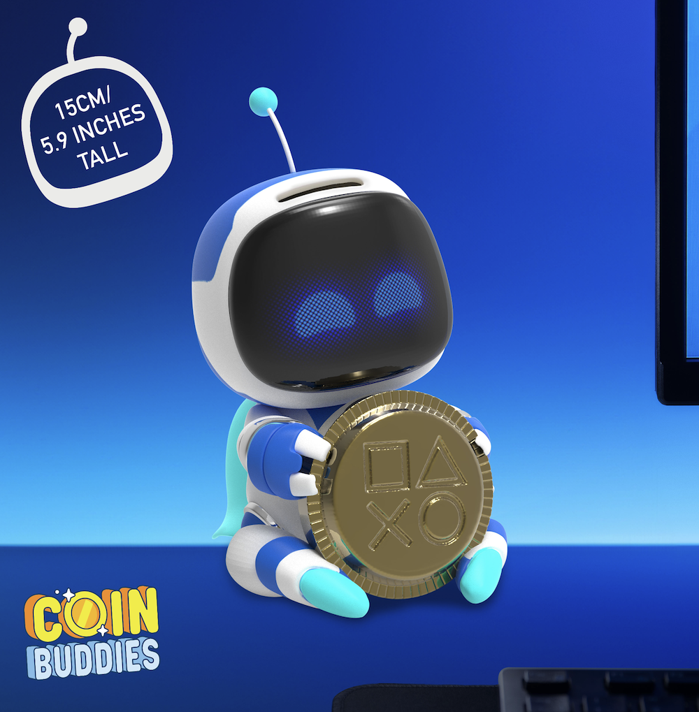 ASTRO BOT - Shaped Money Box with Sound 'Coin Buddies' : ShopForGeek.com: Sparschwein Paladone ...