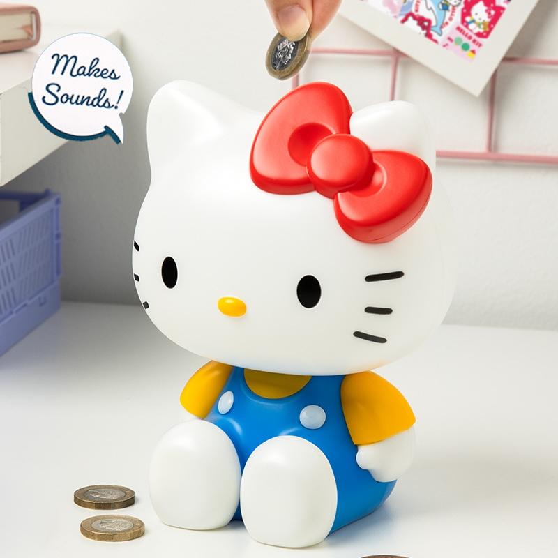 HELLO KITTY - Shaped Money Box with Sound 'Coin Buddies' : ShopForGeek ...