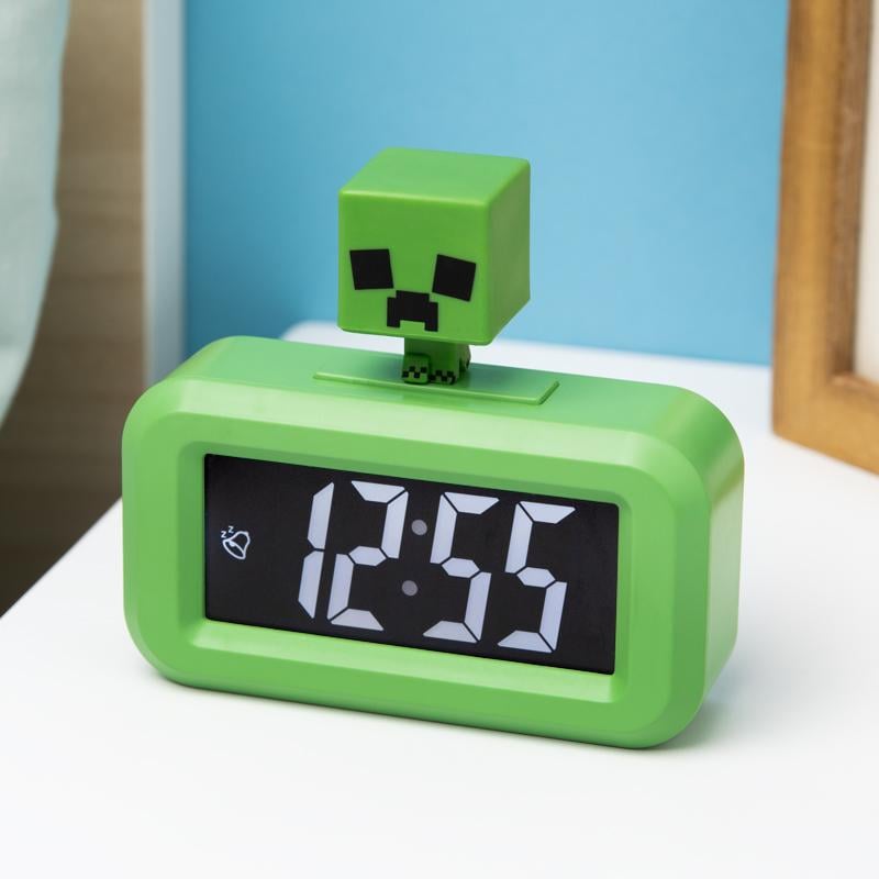 MINECRAFT - Creeper - Mini Figure Alarm Clock : ShopForGeek.com: Alarm ...