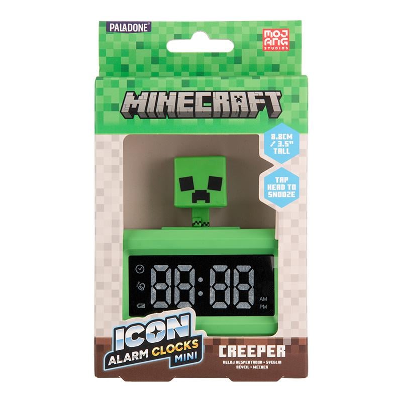 MINECRAFT - Creeper - Mini Figure Alarm Clock : ShopForGeek.com: Alarm ...