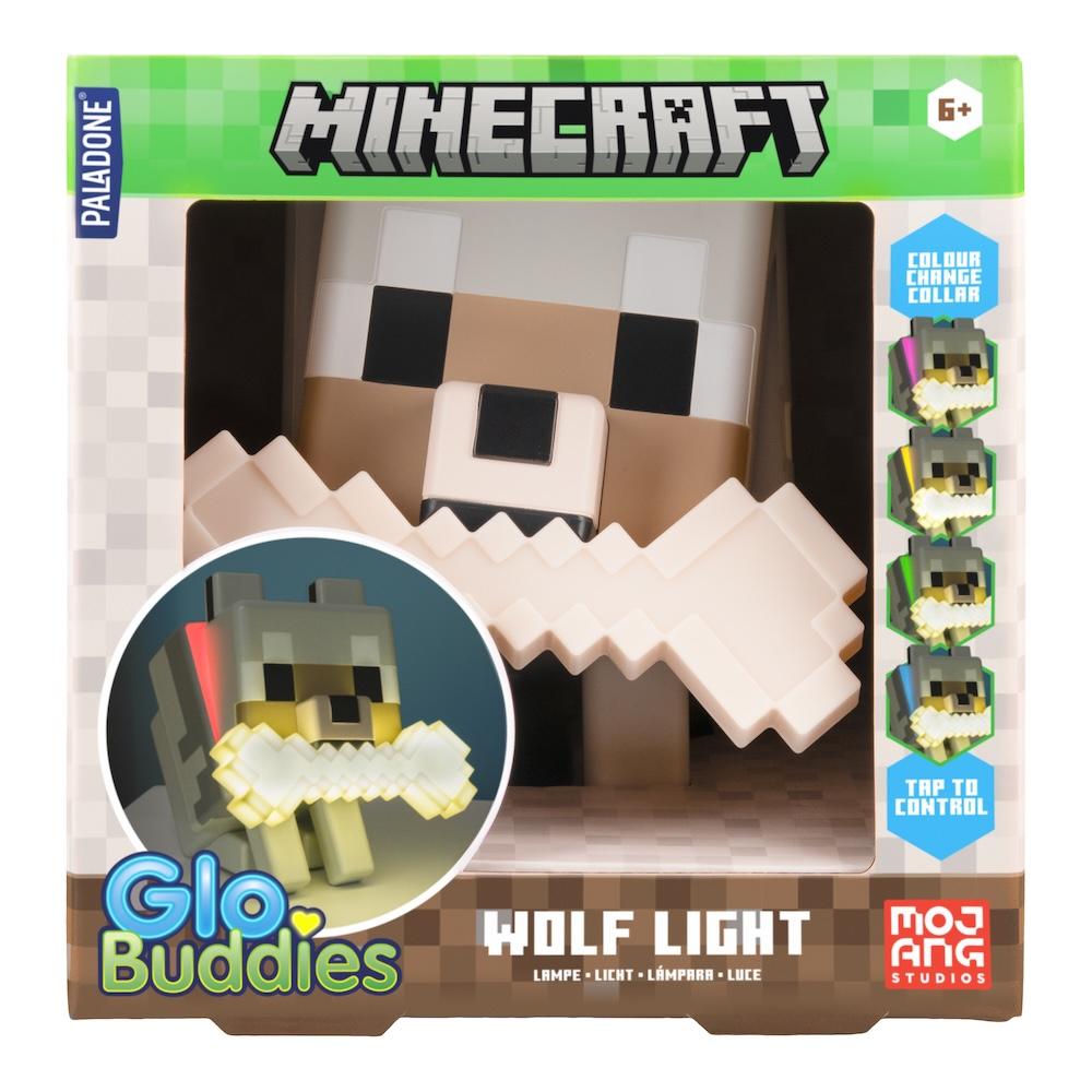 MINECRAFT - Wolf - GloBuddies Light 5,6inch : ShopForGeek.com: Lamp ...
