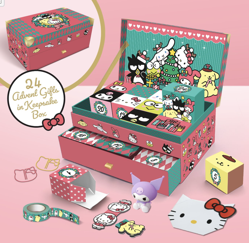 HELLO KITTY - Keepsake Box - 24 Day Advent Calendar : ShopForGeek.com ...
