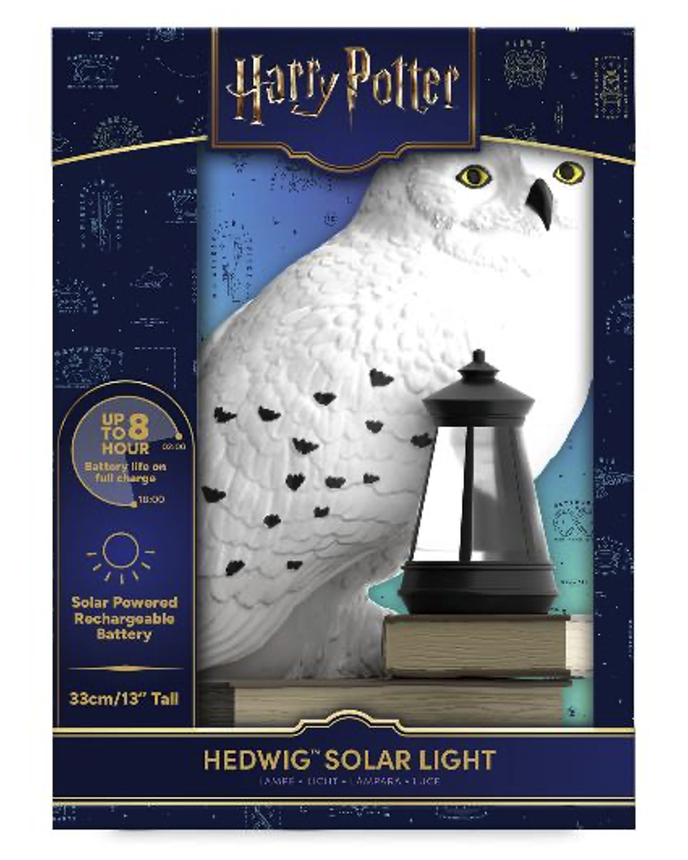 HARRY POTTER - Hedwig - 'LunaGlo' Outdoor Solar Light 13 ...