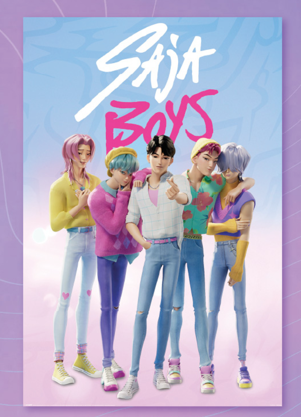 K-POP DEMON HUNTERS - Saja Boys - Poster 61x91cm : ShopForGeek.com: Poster Pyramid TV-Serie