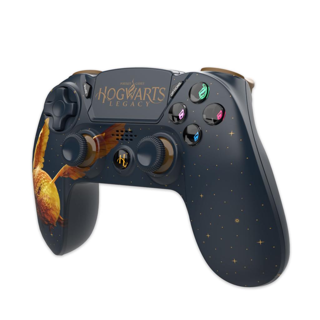 Wireless PS4 Controller - Hogwarts Legacy - Golden Snitch : ShopForGeek.com: Joystick Trade ...