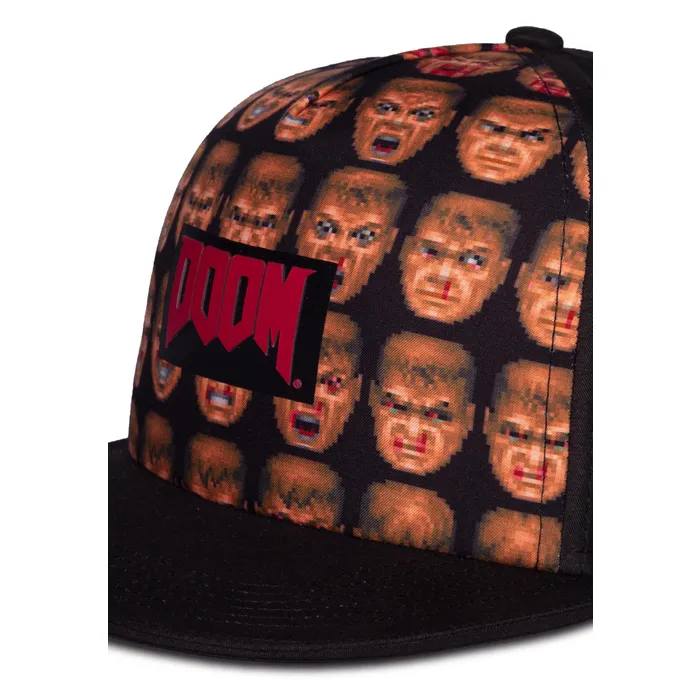 DOOM - Snapback Cap : ShopForGeek.com: Cap Difuzed Doom