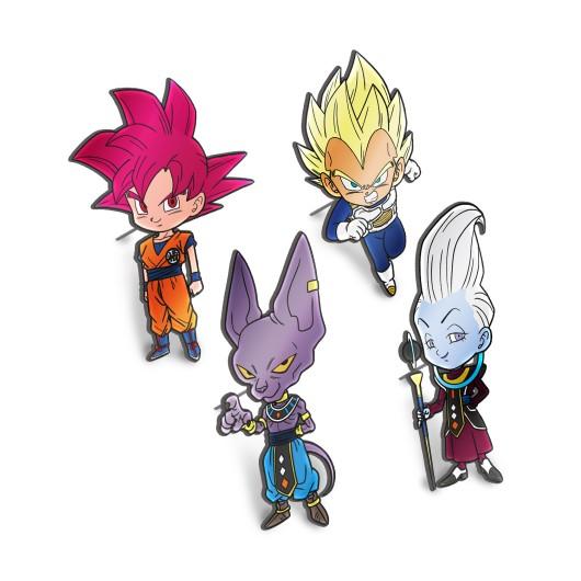 DRAGON BALL SUPER - Set de 4 Pin's : ShopForGeek.com: Pin's Grupo Erik ...